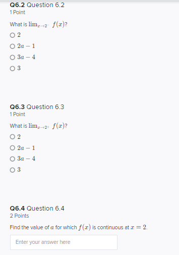 Solved Q6 Question 6 5 Points Let Sax -1 if x