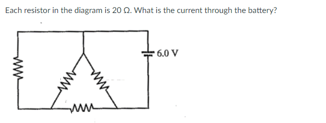Solved Each resistor in the diagram is 202. What is the | Chegg.com