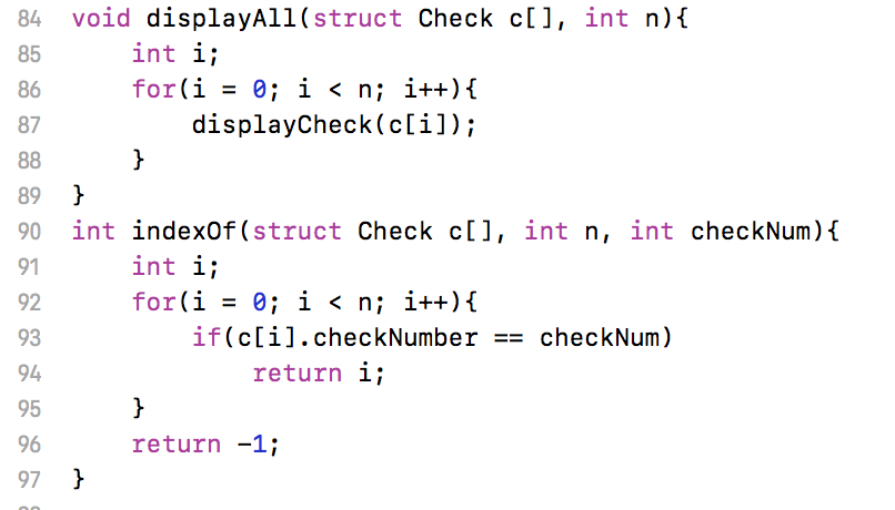 Solved Alter the Checkbook program from Assignment 5 using C | Chegg.com