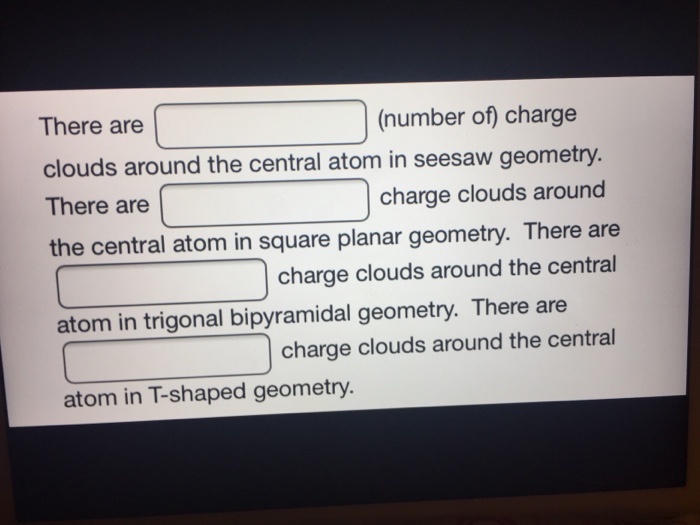 Solved There are (number of) charge clouds around the | Chegg.com