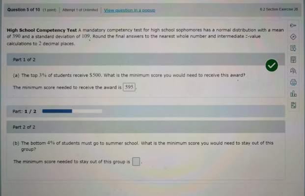 Solved High School Competency Test A mandatory competency | Chegg.com