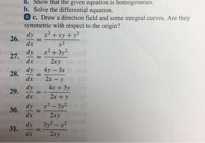 Solved Problems 26 and 29.*ONLY PART B* Solve the | Chegg.com