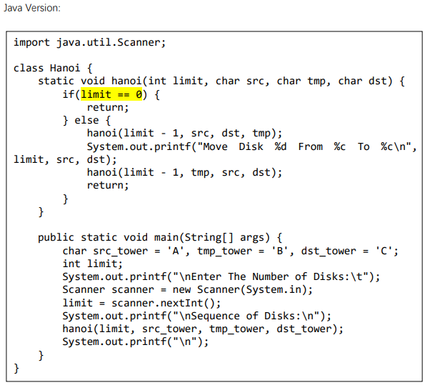 Solved The Towers of Hanoi problem, also known as Lucas' | Chegg.com