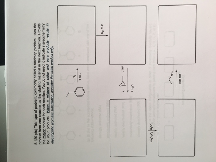 Solved This type of problem, commonly called a roadmap | Chegg.com