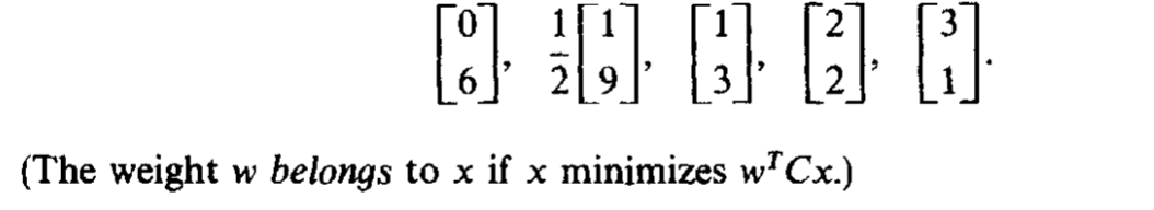 Solved Find ALL of the weight vectors w belonging to each of | Chegg.com