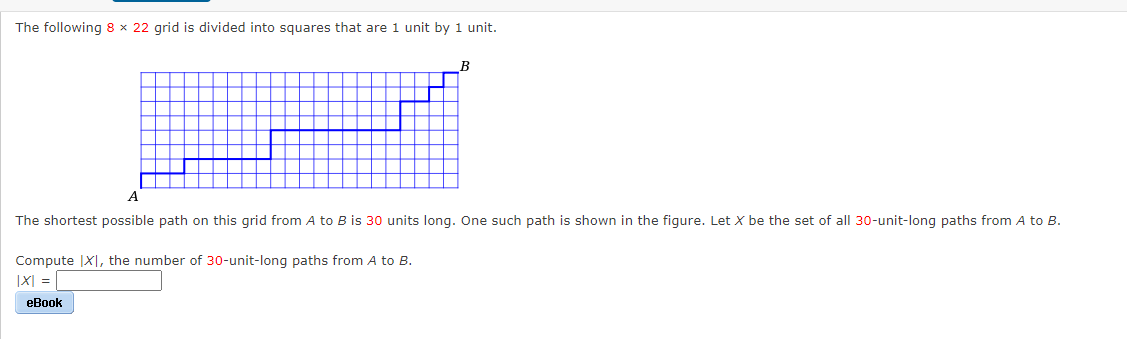 Solved The following 8 x 22 grid is divided into squares | Chegg.com