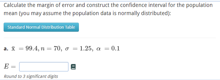 Solved Calculate the margin of error and construct the | Chegg.com