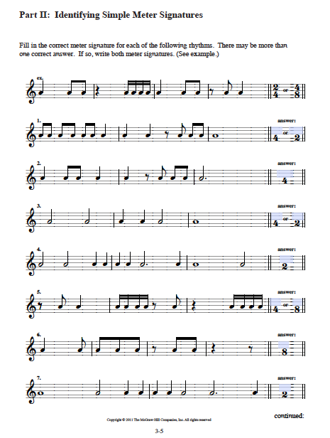 Unit 3 Assignment: Simple Meter Part I: Counting in | Chegg.com