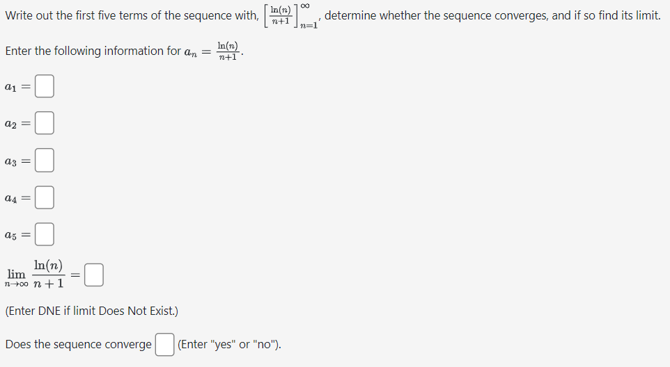 Solved Write out the first five terms of the sequence with, | Chegg.com