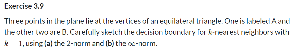 Solved Three points in the plane lie at the vertices of an | Chegg.com