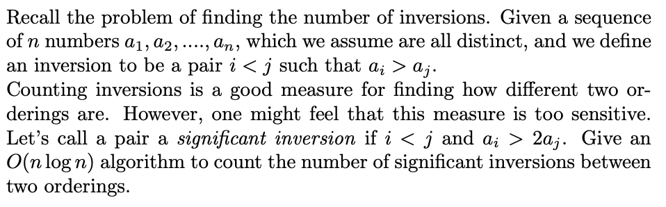 Solved Recall the problem of finding the number of | Chegg.com