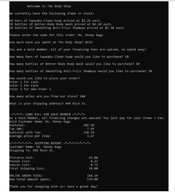 The project that is shared must have the code that | Chegg.com