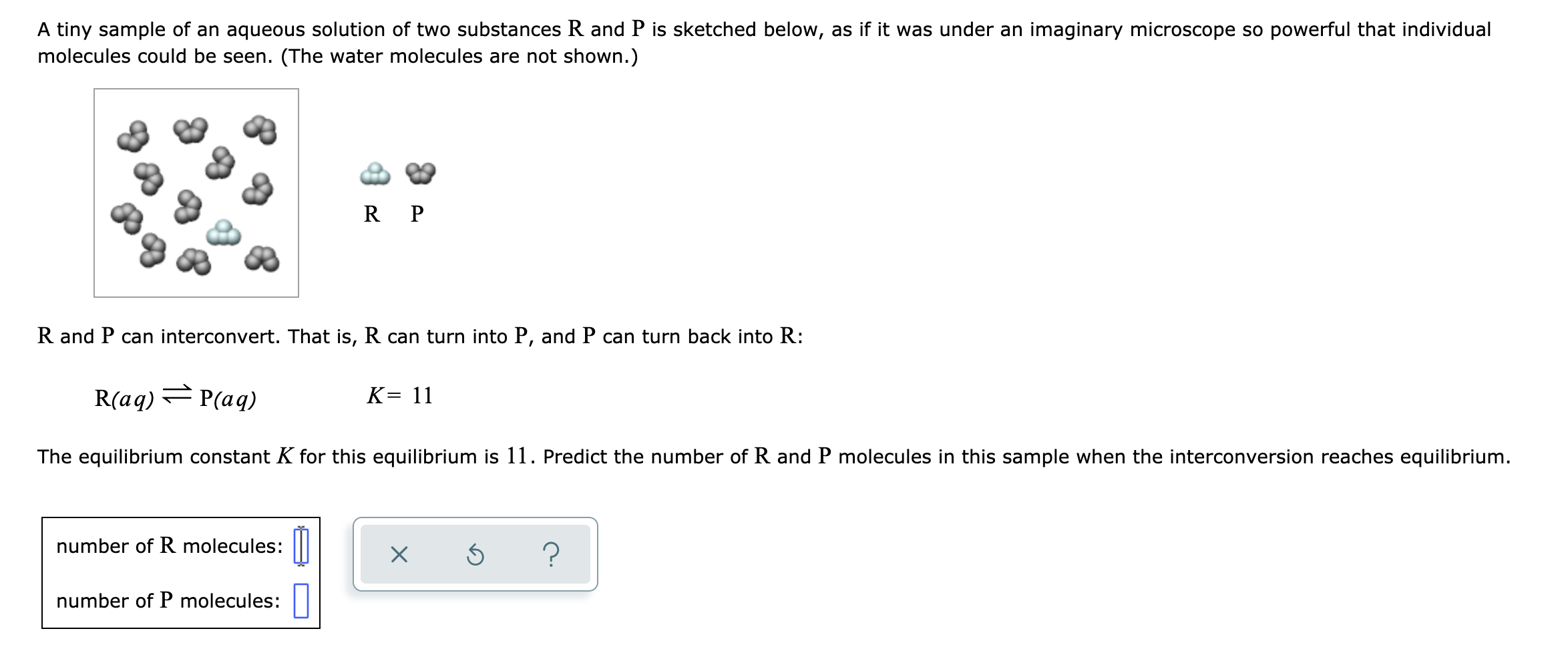 Solved A tiny sample of an aqueous solution of two | Chegg.com