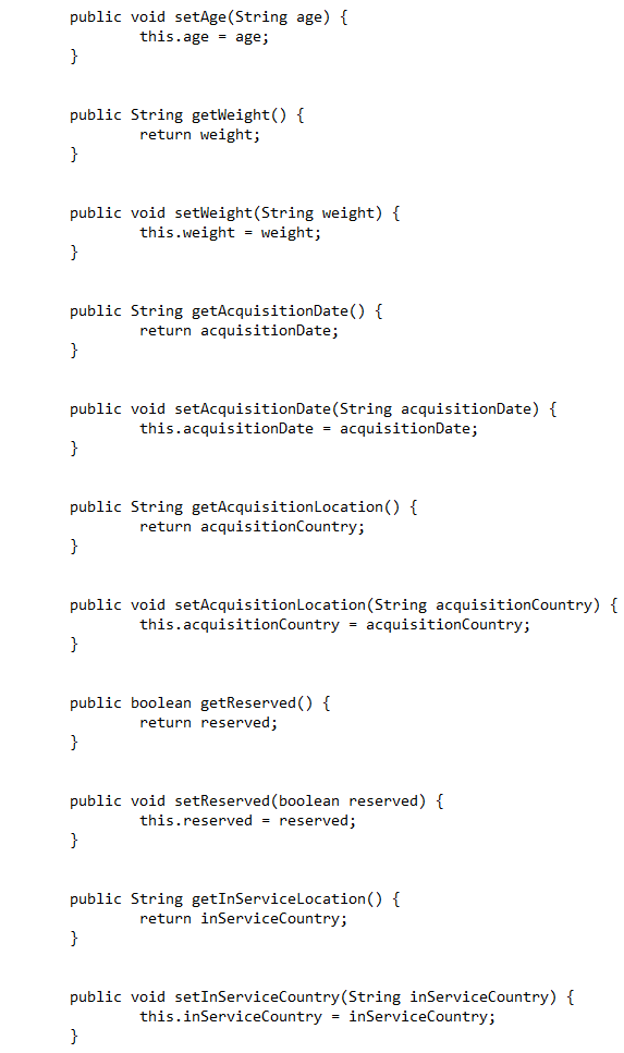 o 5. Next, you will implement the reserveAnimal() | Chegg.com