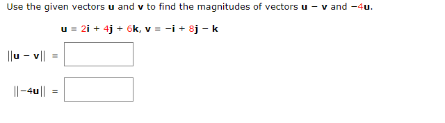 Solved Use the given vectors \\( \\mathbf{u} \\) and \\( | Chegg.com