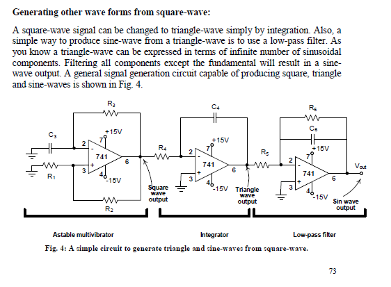 Solved 2. Design the integrator of Fig. 4 such that when the | Chegg.com