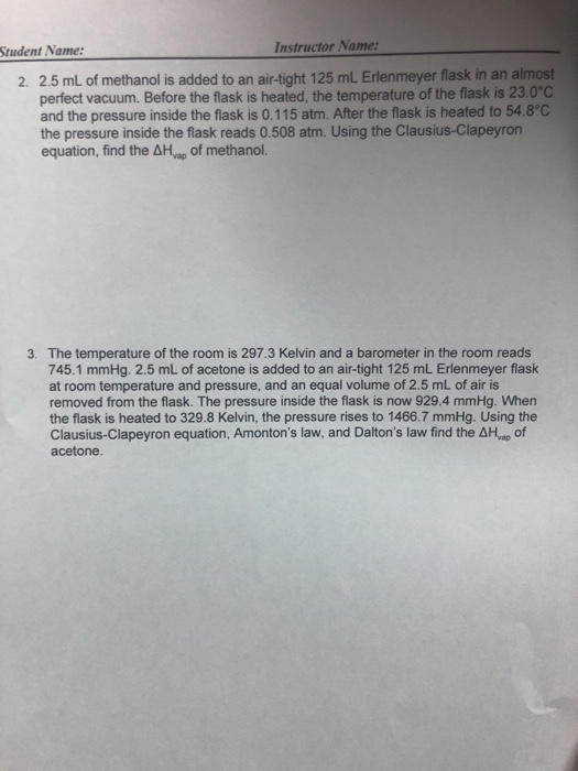 Solved Student Name: Instructor Name: EXP #2: PRE-LAB | Chegg.com