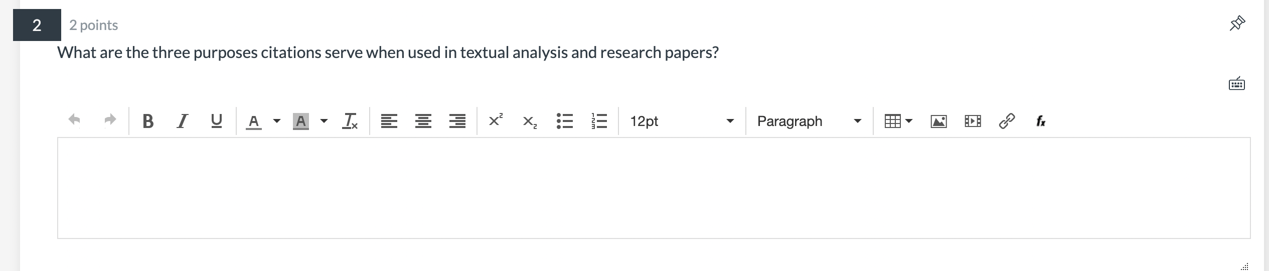 Solved Each question is worth 2 points. 5 points of extra | Chegg.com