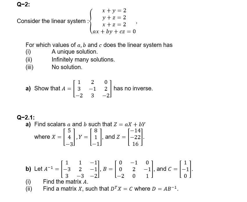 Solved Q-1: Answer each of the following as True or False (1 | Chegg.com