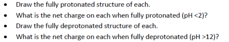 Solved Draw the fully protonated structure of each. What is | Chegg.com