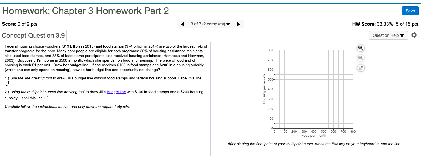 Solved Homework: Chapter 3 Homework Part 2 Save Score: 0 of | Chegg.com