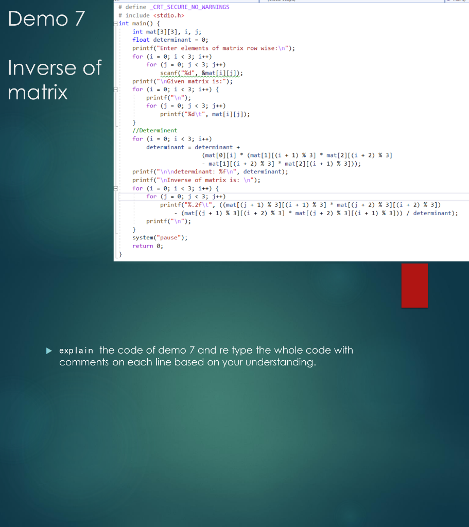 Solved # define _CRT_SECURE_NO_WARNINGS # include | Chegg.com