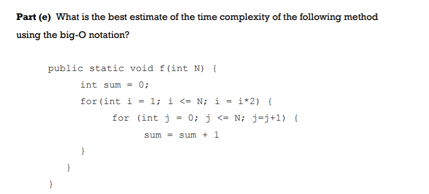 Solved Part (e) What is the best estimate of the time | Chegg.com