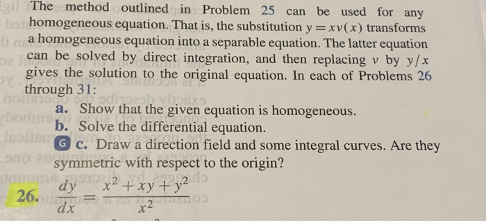 Solved The method outlined in Problem 25 can be used for any | Chegg.com