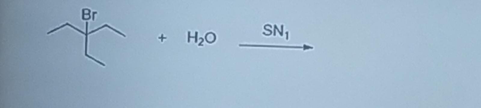 Does the following SN1 drive the cascading pathways | Chegg.com