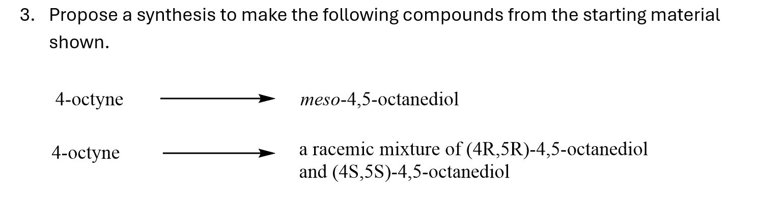 Solved 3. ﻿Propose a synthesis to make the following | Chegg.com