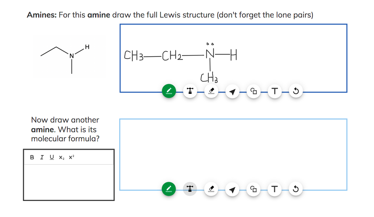 Solved Amines: For this amine draw the full Lewis structure | Chegg.com