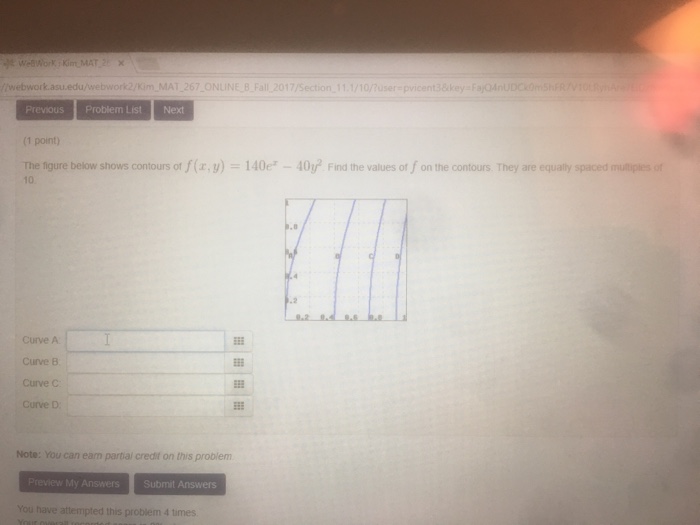 Solved https//webwork.asu.edu/webwork2/kim MAT 267 ONLINE B | Chegg.com