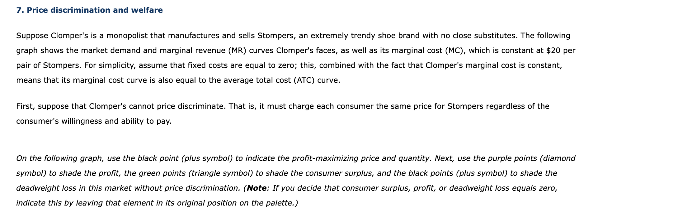 Solved Suppose now that Clomper's is able to perfectly price | Chegg.com