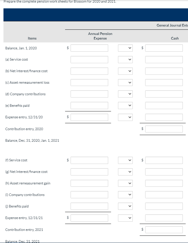 Blossom Corporation applies ASPE and sponsors a | Chegg.com