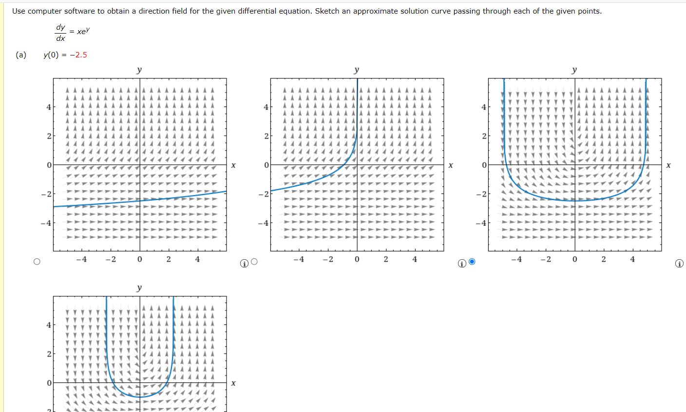 Use computer software to obtain a direction field for | Chegg.com
