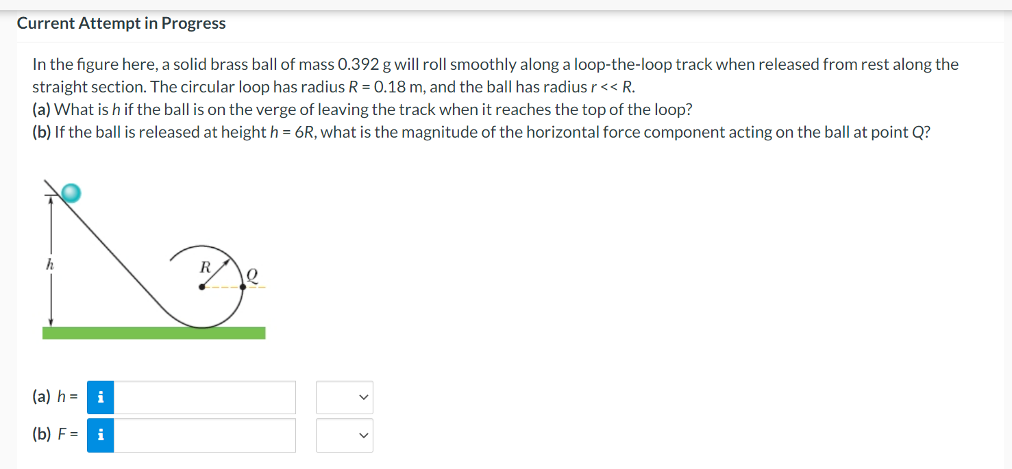 Solved In the figure here, a solid brass ball of mass 0.392 | Chegg.com