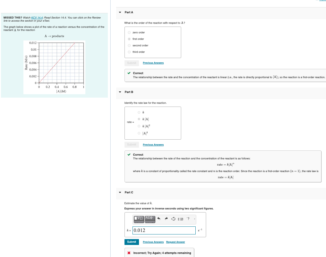 Solved MISSED THIS? Watch KCV 14.4; Read Section 14.4. ﻿You | Chegg.com
