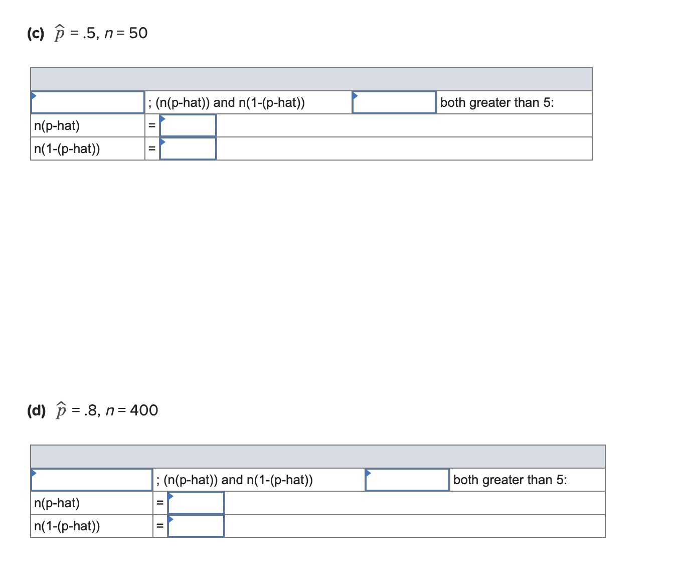 Solved In each of the following cases, determine whether the | Chegg.com