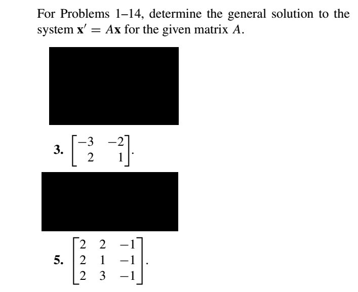 Solved For Problems 1-14, determine the general solution to | Chegg.com