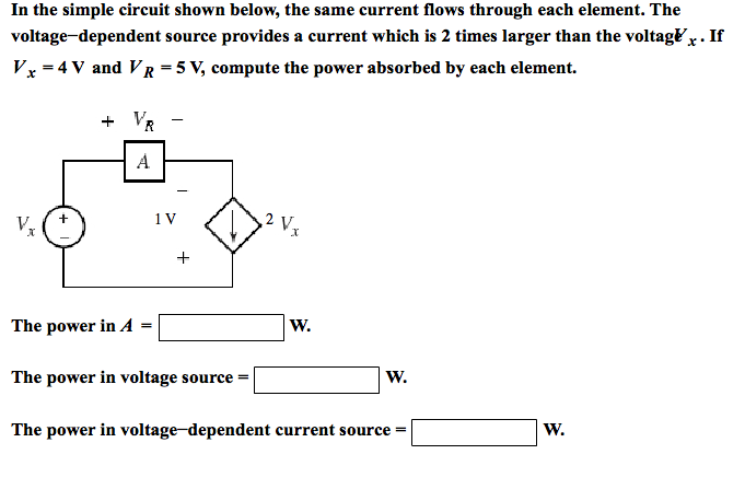 Solved In the simple circuit shown below, the same current | Chegg.com