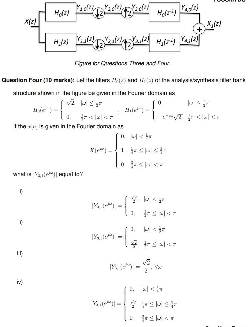 Figure for Questions Three and Four. Question Three | Chegg.com