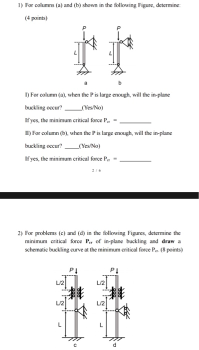 Solved For columns (a) and (b) shown in the following | Chegg.com