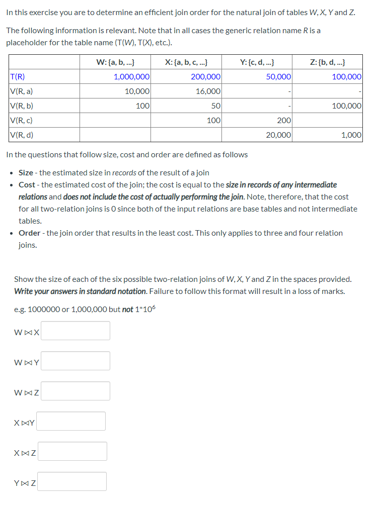 In This Exercise You Are To Determine An Efficient