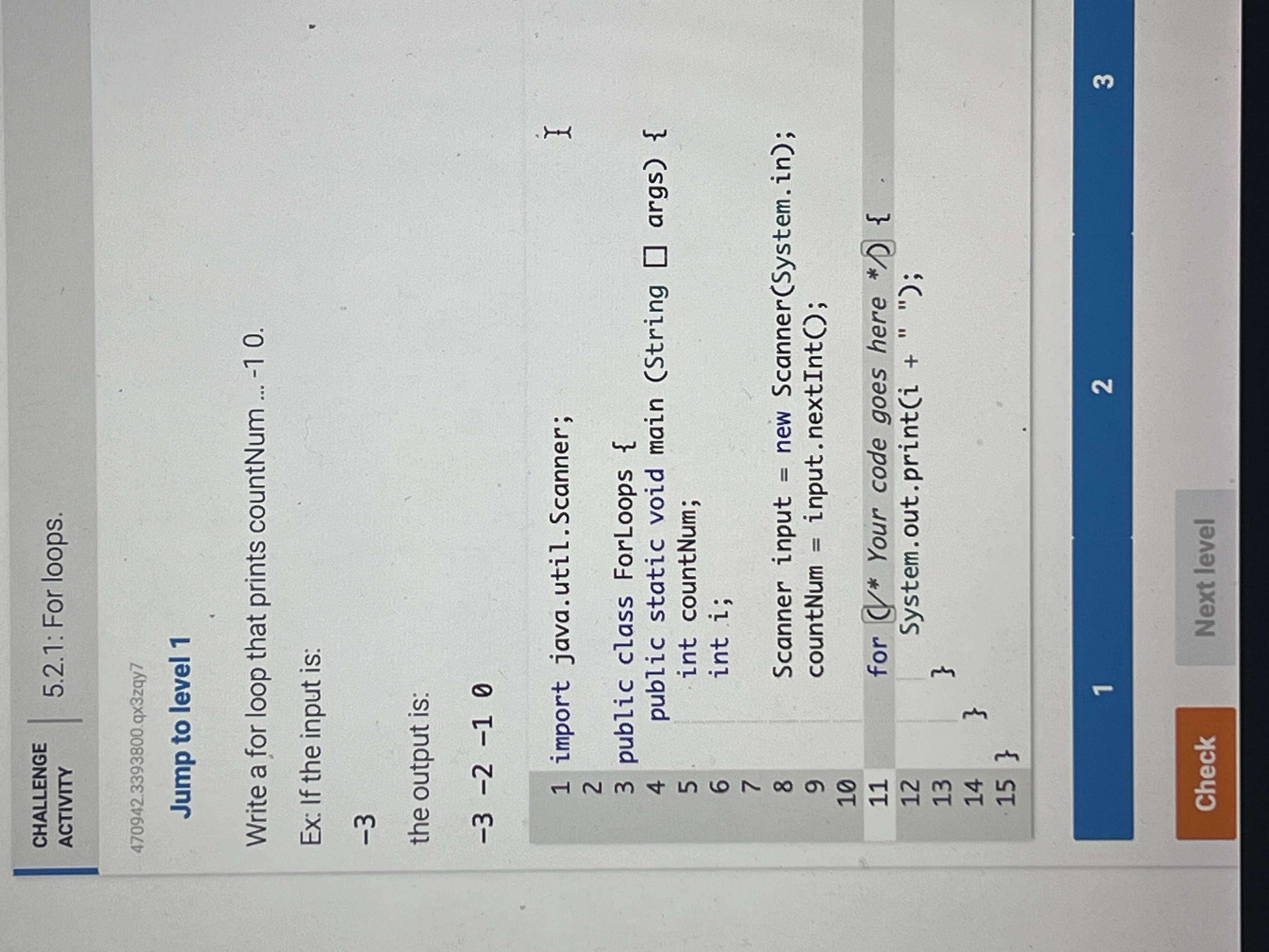 Solved 470942.3393800.9×320y7 Jump to level 1 Write a for | Chegg.com