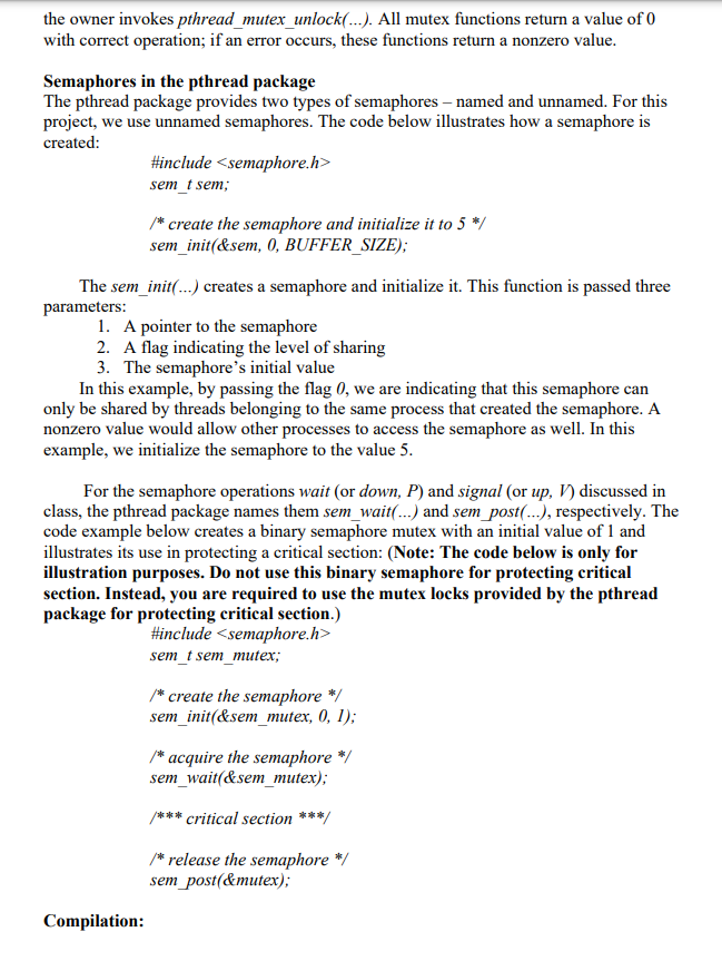 Solved Figure 5.10 The structure of the consumer process. In | Chegg.com