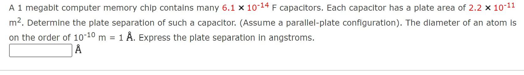 Solved A 1 megabit computer memory chip contains many | Chegg.com
