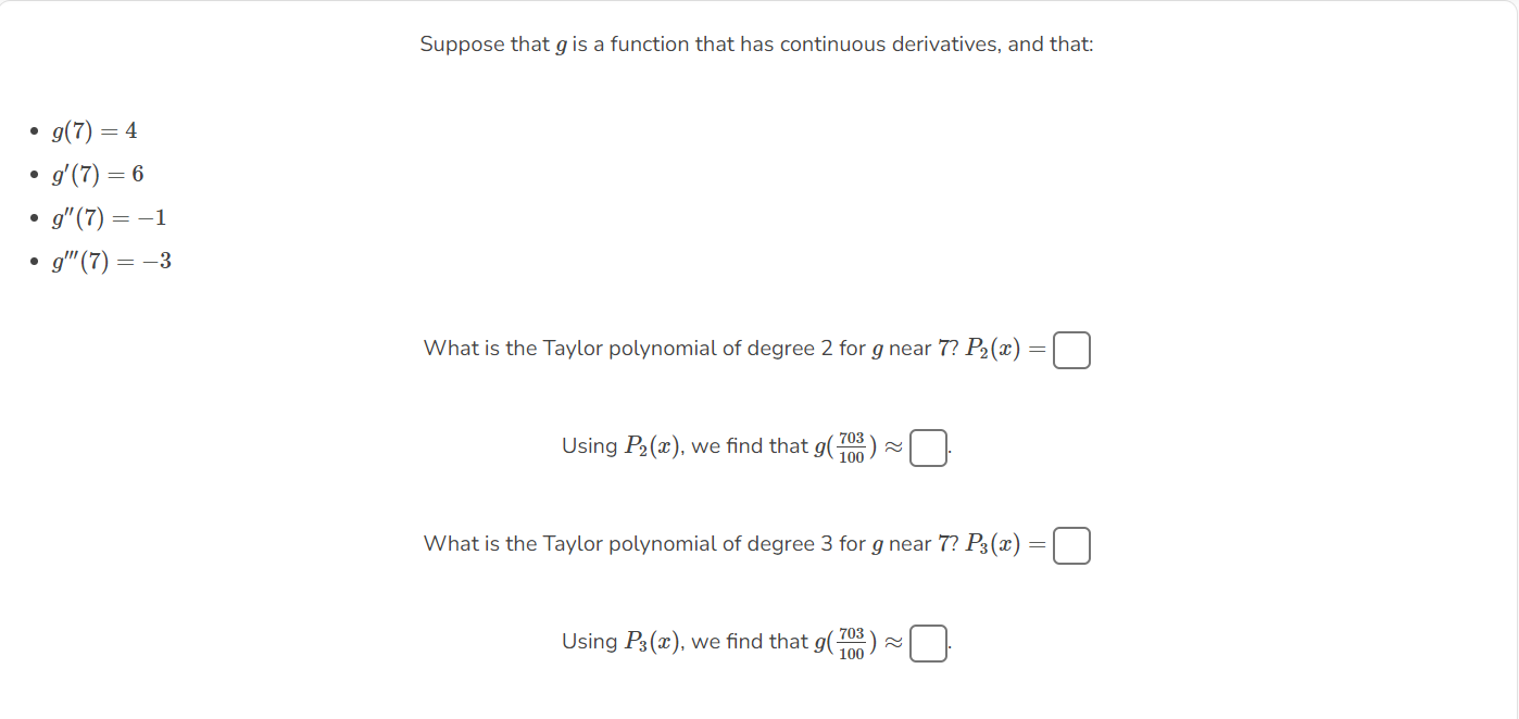 Solved Suppose that g is a function that has continuous | Chegg.com Solved Suppose that g is a function that has continuous | Chegg.com
