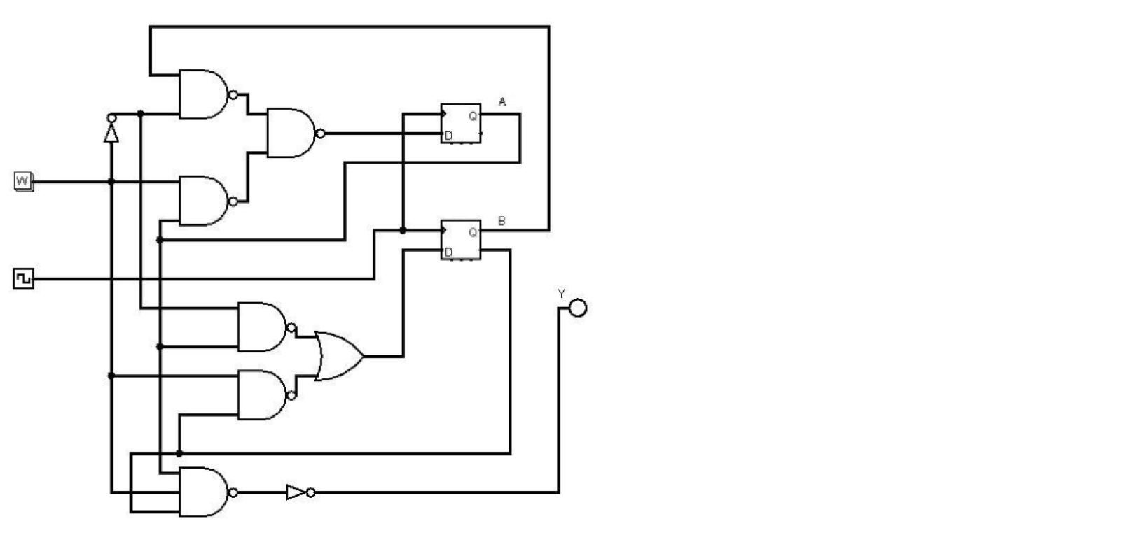Solved Analyze the sequential circuit below and produce the | Chegg.com