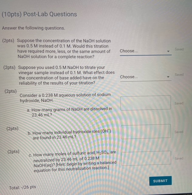 Solved REPORT SUMMARY Table 2. Titration data Trial 1 Trial | Chegg.com