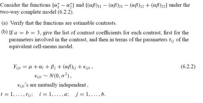 Solved Consider the functions {α-α) and (αβ)11-(αβ)21-(αβ)12 | Chegg.com
